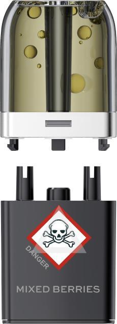 Vozol Neon Plug Max Pod and Container 2+10ml Mixed Berries - Galaxus