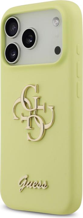 Guess Liquid Silicone 4G Metal Logo für Apple iPhone 17 Pro - yellow ...
