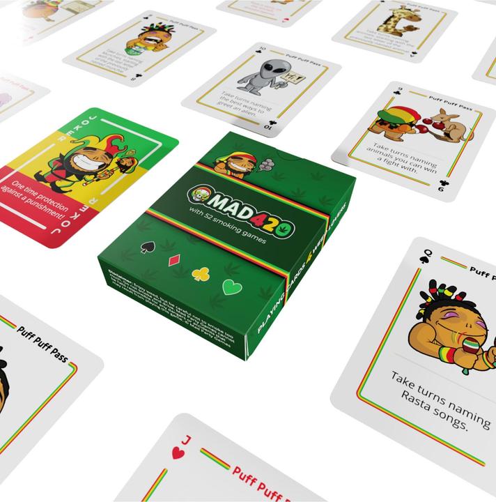 Mad Party Mad420 Playing Cards - Weed Game - kaufen bei Galaxus