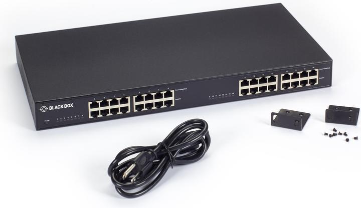 Black Box AT 16-Port 10/100/1000 POE Injector - 1 Gbps - 16-Port