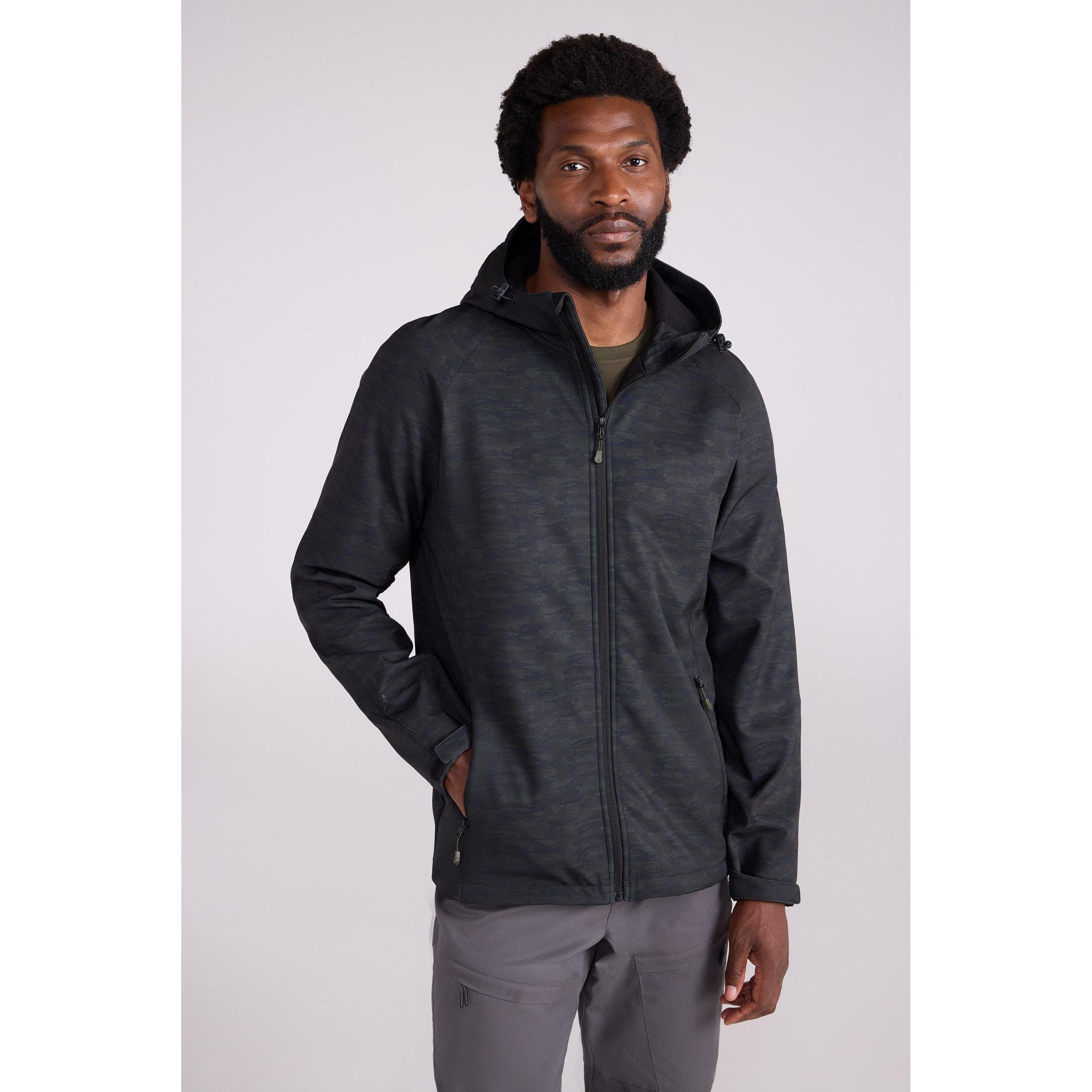 Mountain Warehouse Mens Exodus Showerproof Soft Shell Jacket - Galaxus