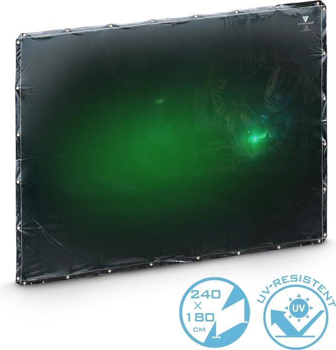 Stahlwerk Schweissvorhang - Schutzvorhang 240 x 180 cm nach DIN EN ISO ...