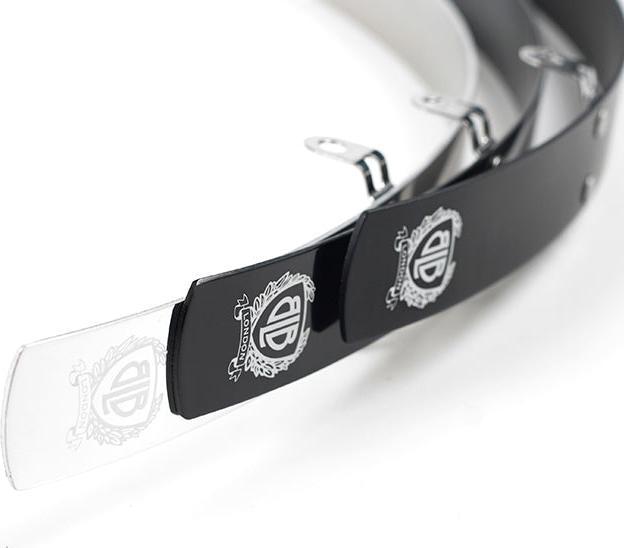 BLB Classic Alloy Mudguard Set - VR + HR - black matt (Mudguard set ...