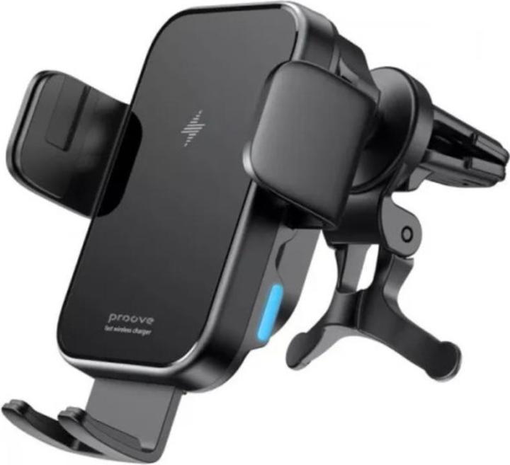 Proove - Triple Clamp Car Mount with Wireless Charger, Schwarz - Galaxus