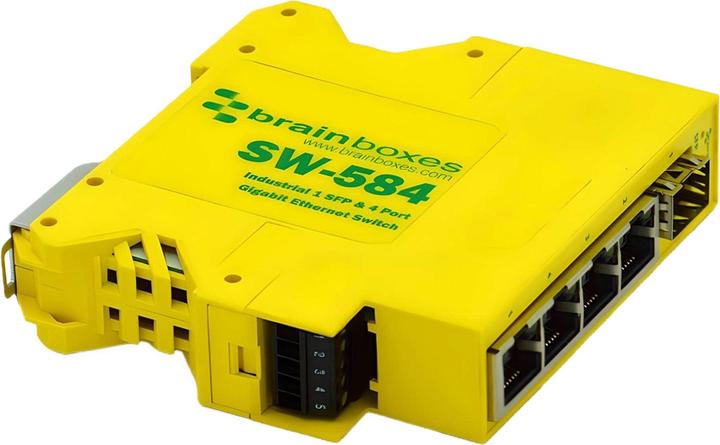 Brainboxes Ethernet-Switch, IP20, RJ45-Anschlüsse 4 ...