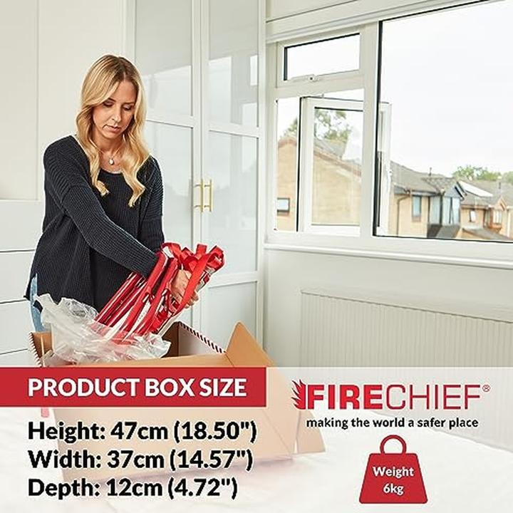 Firechief FEL730 3 Verdiepingen Opvouwbare Fire Escape Ladder Met Extra ...