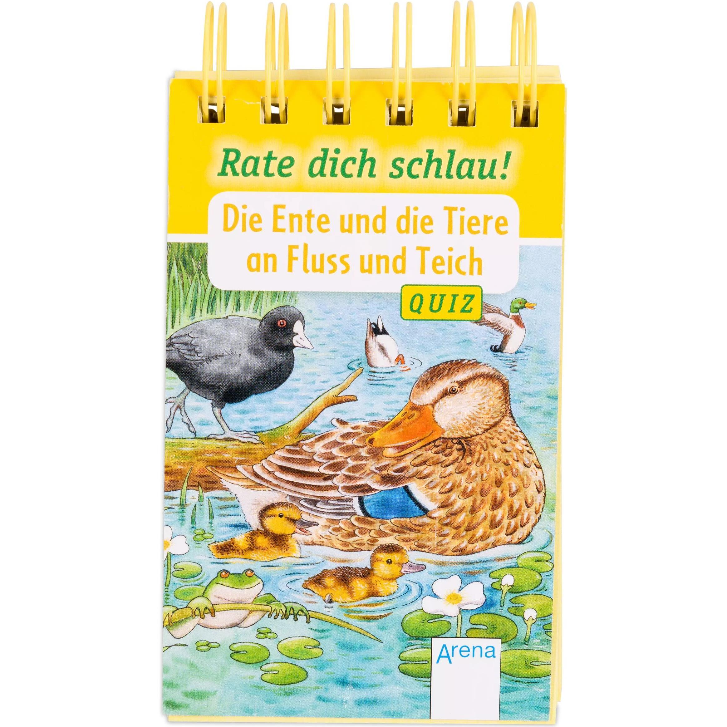 Arena Lernspiel Rate dich schlau! Die Ente und die Tiere am Fluss und ...