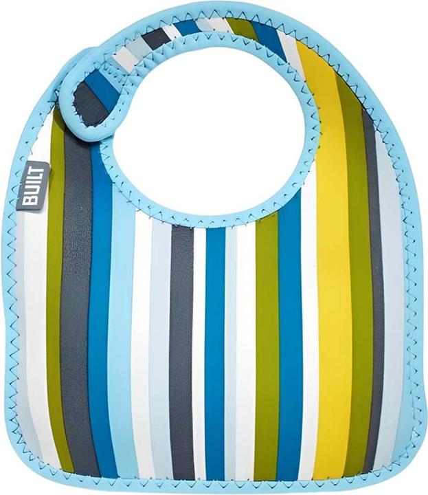 Built Bib Mess Mate Baby Blue Stripe 2 pcs (6 Monate) - Galaxus