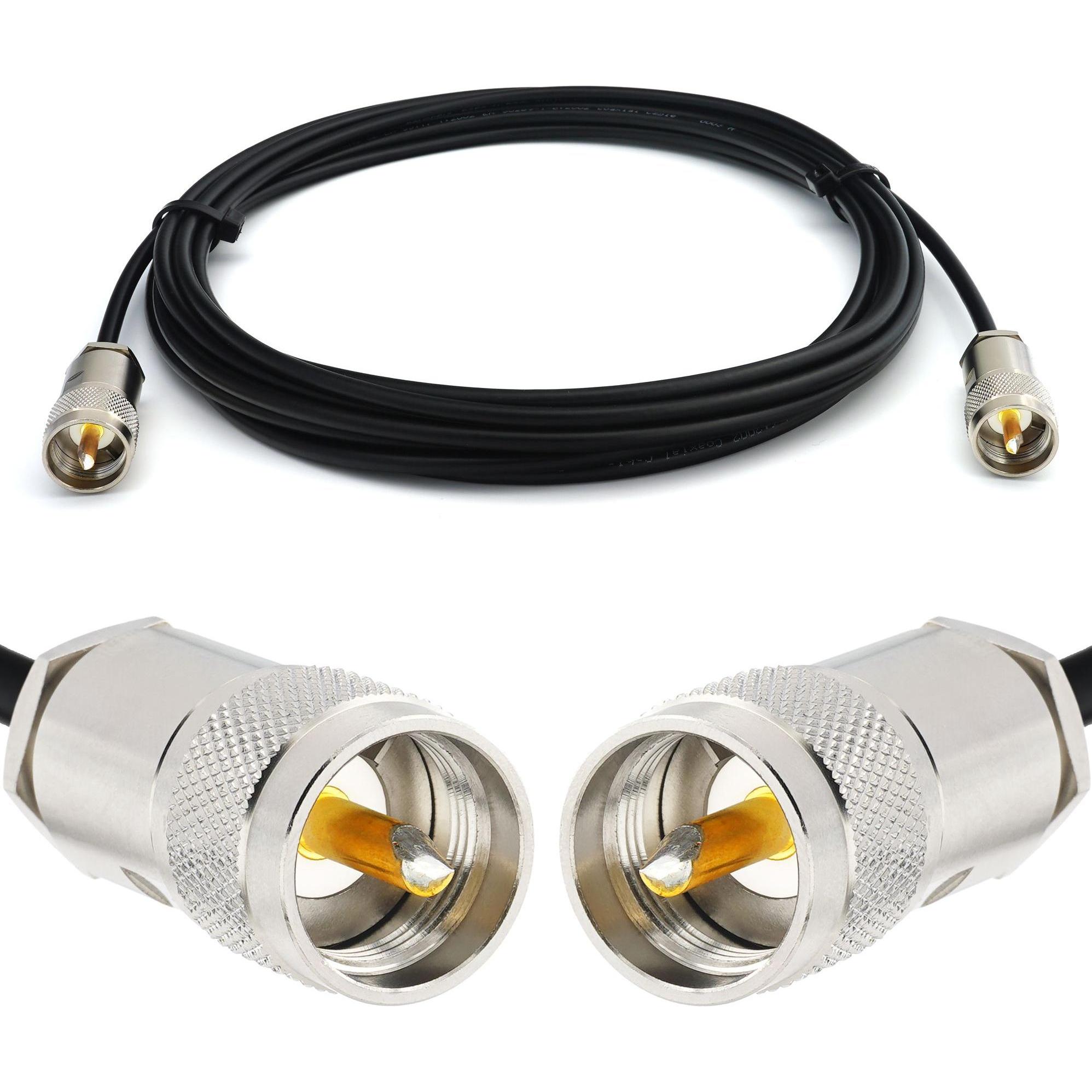 Rangeful PL259 to PL259 5m UHF RG58/U Coaxial Cable RG58-PL-PL-5 - Digitec