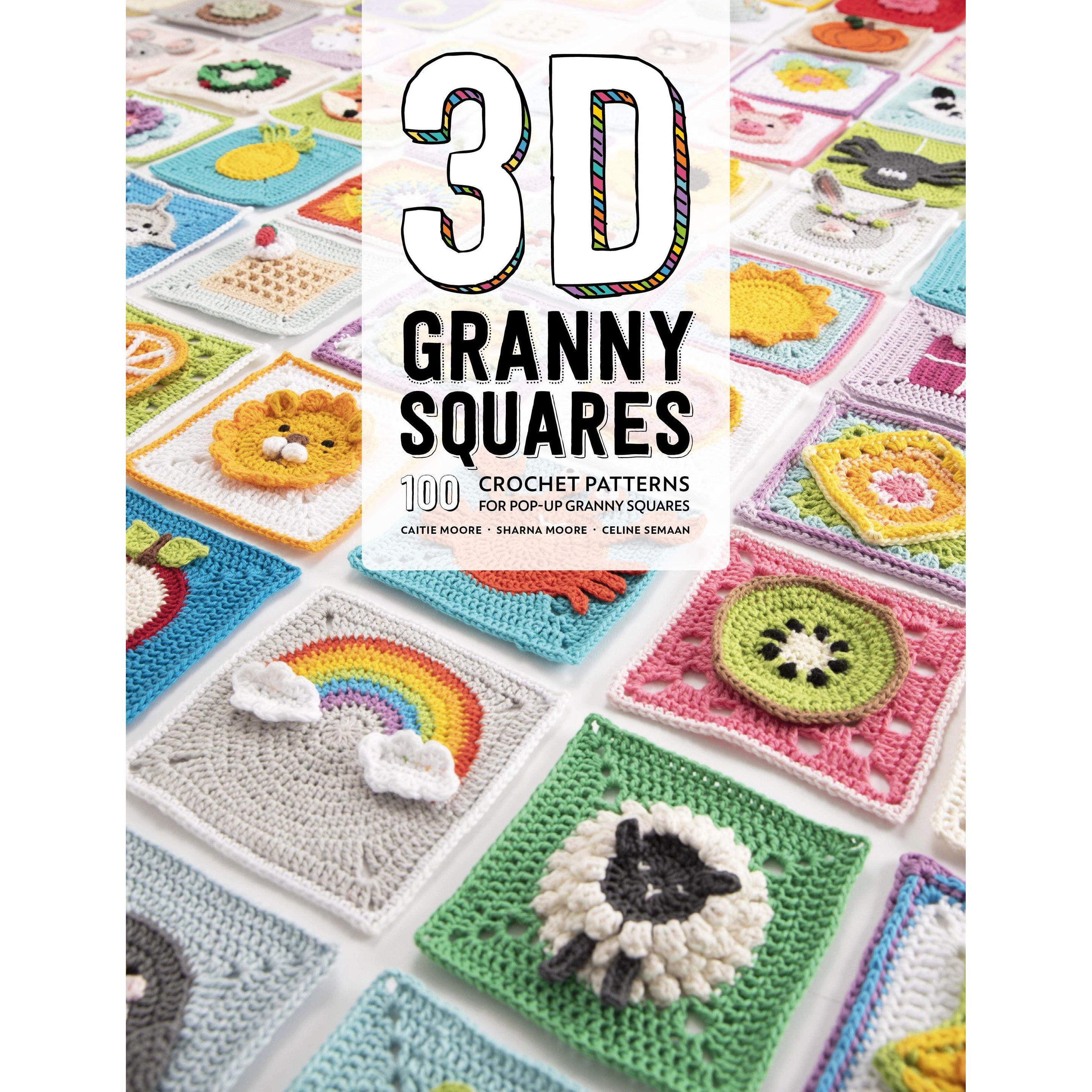 David & Charles 3D Granny Squares: 100 Crochet Patterns for Pop-Up ...