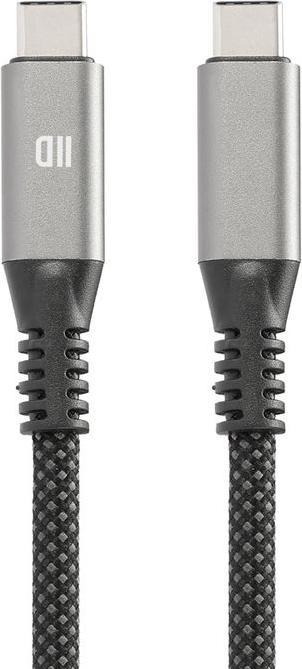 D2 Diffusion C ble USB-C/USB-C m le/m le 1m - USB 4.0 - Lade 240W (3A/20V) - 40Gbps - tress ...