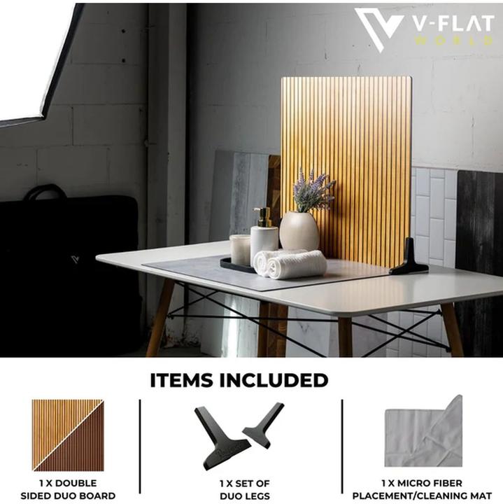 V-Flat World Wood Slats Light/Wood Slats Dark (00826) - Digitec