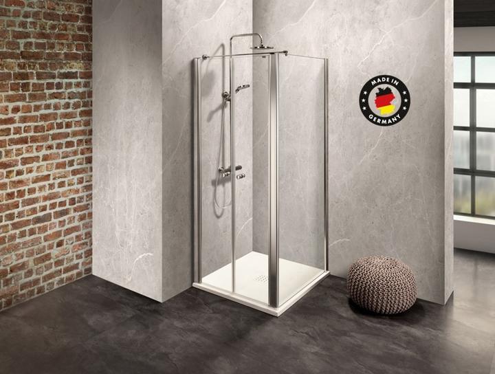 Dusbad Shower enclosure / shower enclosure Vital 2 two-part swing door ...
