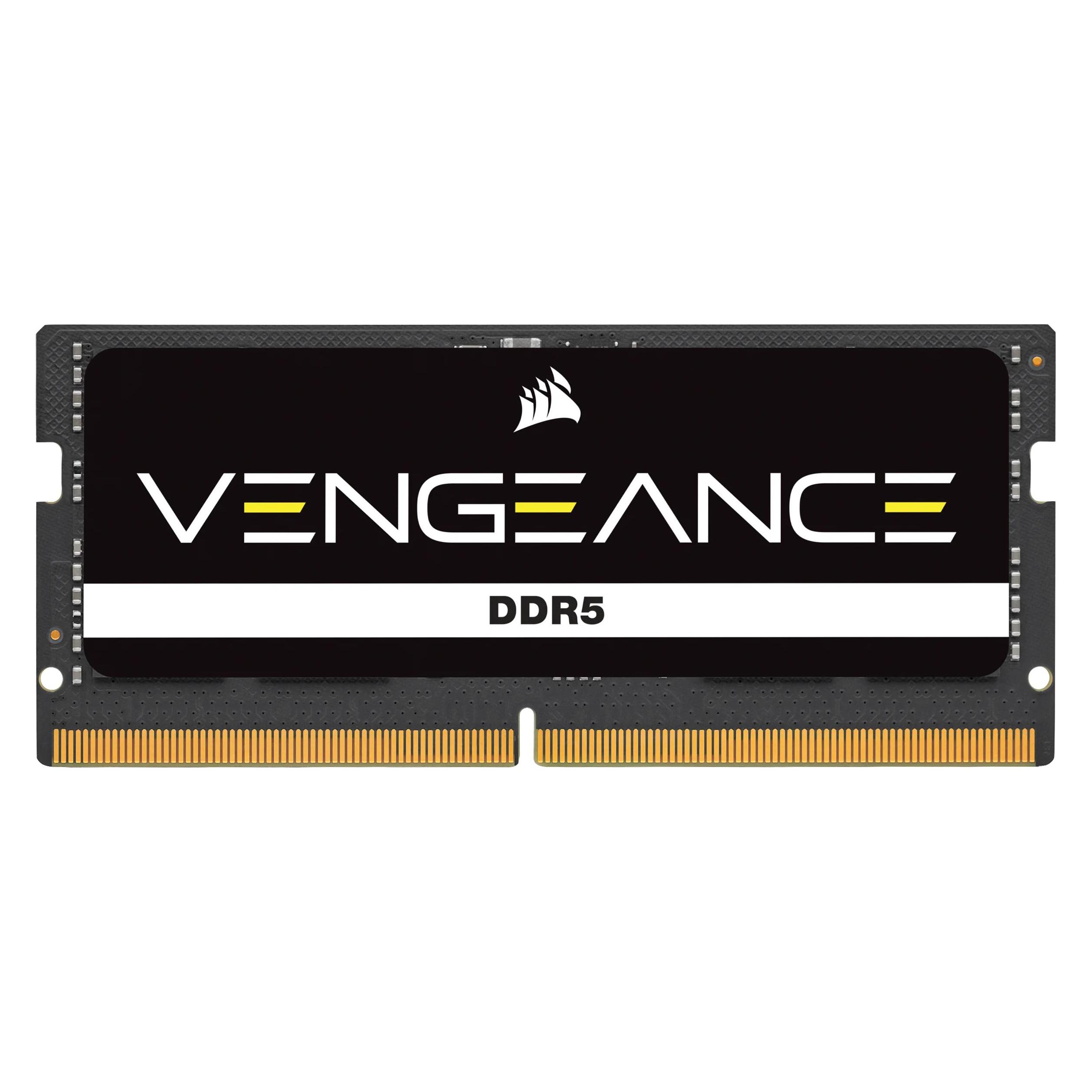Corsair DDR5, 5200MT/s 24GB 1x24GB SODIMM, Unbuffered, 44-44-44-84 ...