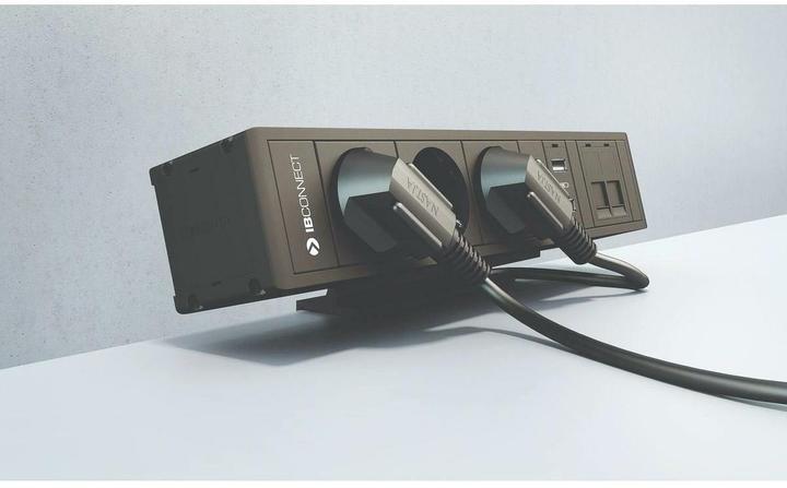 IB Connect CUBO T power strip black 2x type 13 1x USB-A/C - Galaxus