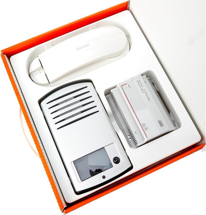 Legrand Sprint 1 Way Audio Kit with Handset and Push Button Entrance Panel