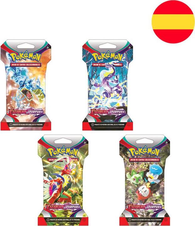 Pokémon Spanish Pokemon Scarlet & Violet Collectible card game envelope ...