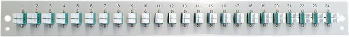 EFB Elektronik Bestückte Frontblende mit 24 x LC Duplex Kupplung OM3 ...