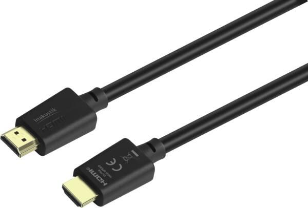 Inakustik Ultra High-Speed HDMI 2.1 2,0 m Banderole Schwarz - Digitec