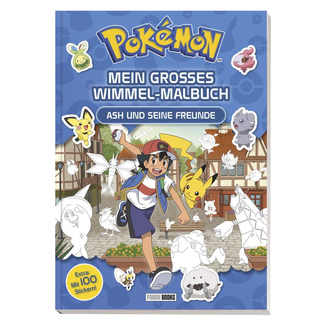 Panini Pokémon Mijn grote verborgen kleurboek - Ash en zijn vrienden ...