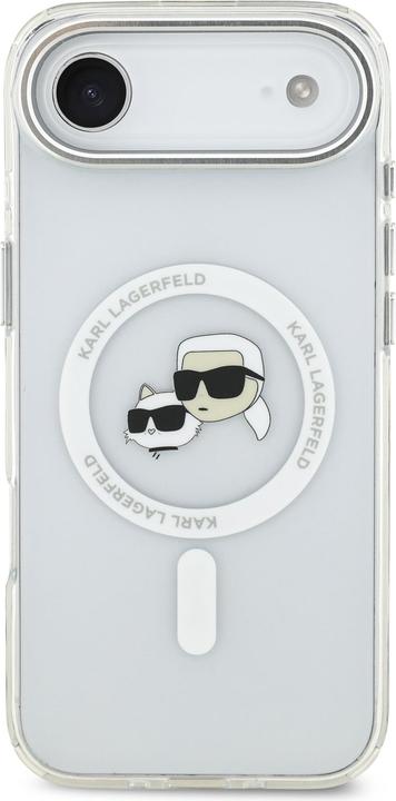 Karl Lagerfeld IML K&CH Heads Metal Frame MagSafe Case for iPhone Air ...