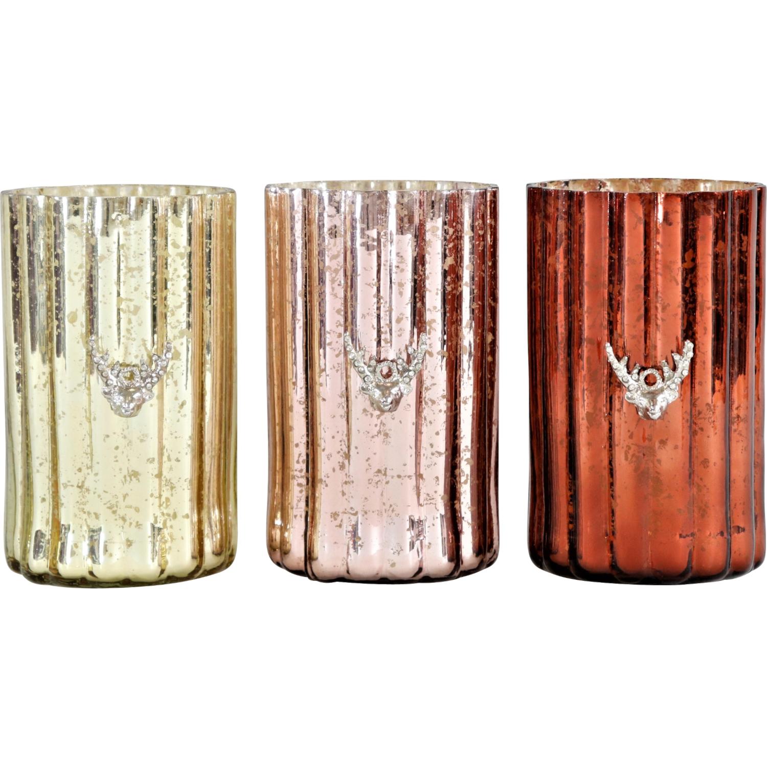 Hoff Interieur Hoff-Interieur Windlicht Hirsch sortiert 9 x 14,5 cm ( 1 Stück ) - Galaxus