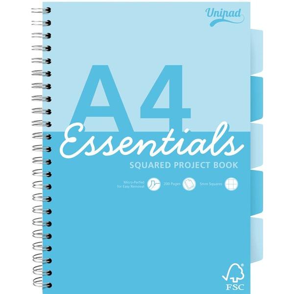 Pukka Fun Pukka Essentials Organiserbook DIN A4 kariert, 100 Blatt ...