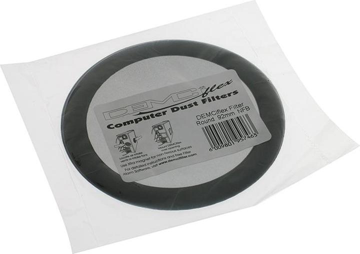 DEMCiflex Round Dust Filter 92mm - black/black - kaufen bei Digitec
