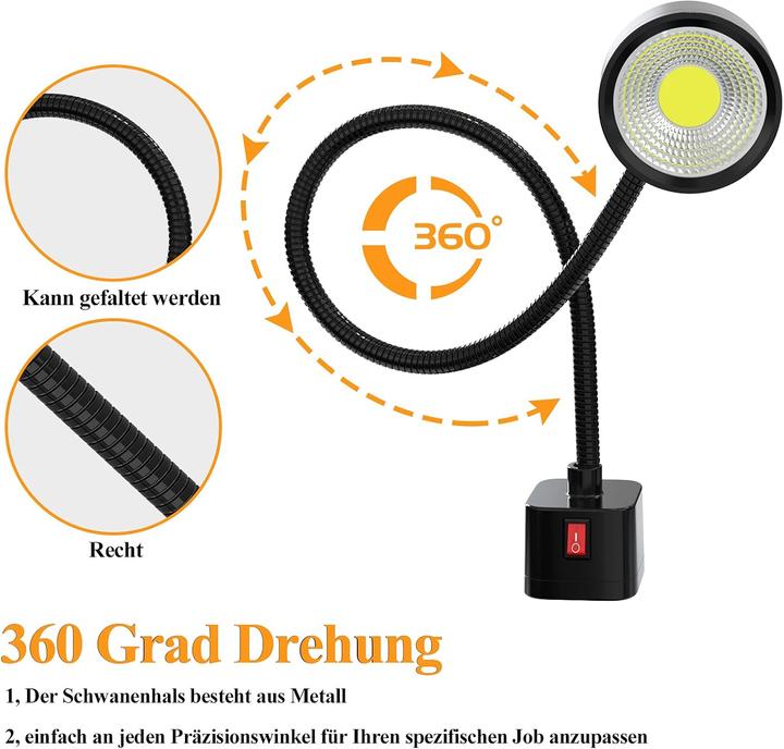 Shun Can Da Magnetische LED-Arbeitsleuchte - kaufen bei Galaxus
