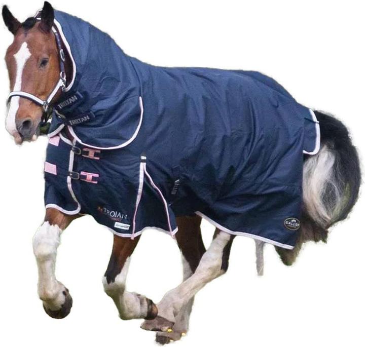 Gallop Trojan Standard-Neck 5-Point Duraproof 50g Horse Turnout Rug ...