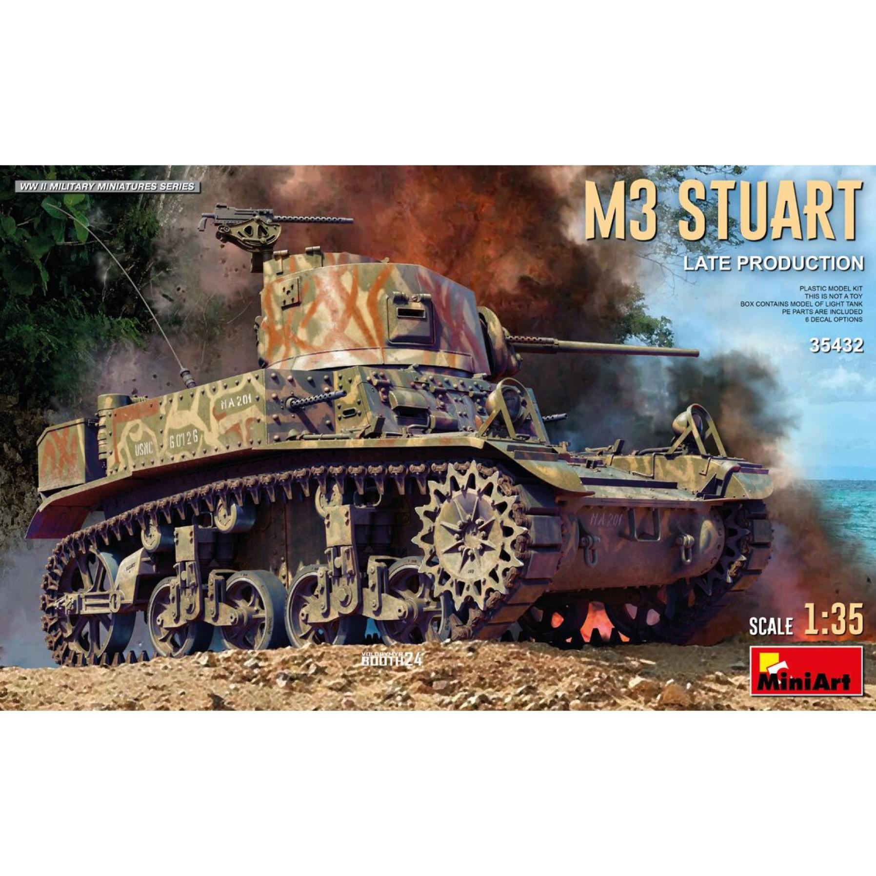 Mini art 1:35 M3 Stuart Light Tank. Late Prod. - buy at Galaxus