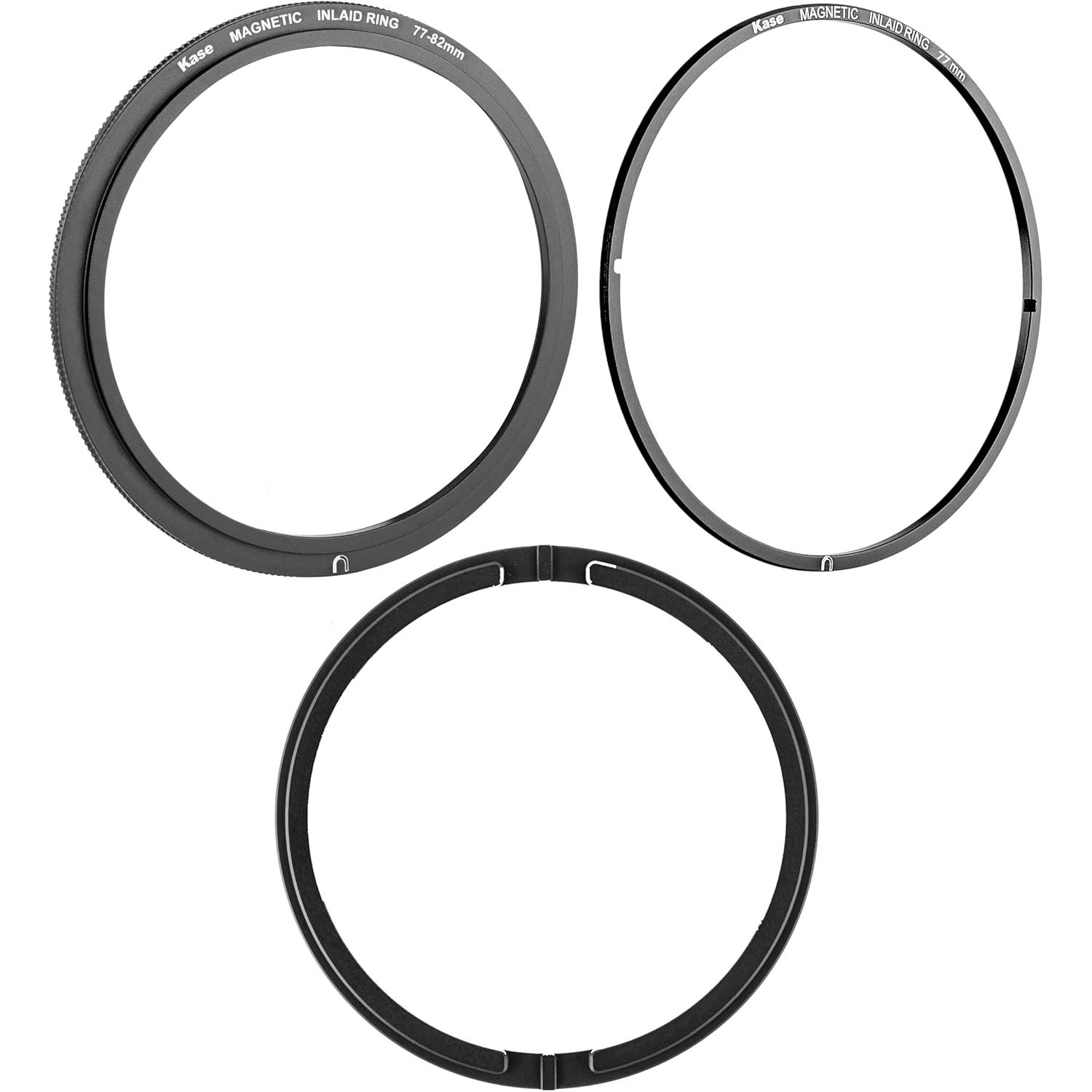 Kase Inlaid Magnetic Step Up Ring Pro Kit (Magnetic Step up ring ...