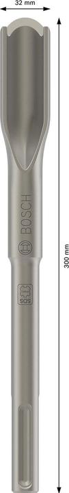 Bosch PRO SDS max Hollow Gouging Chisel, 32 x 300 mm (32 mm) - Galaxus