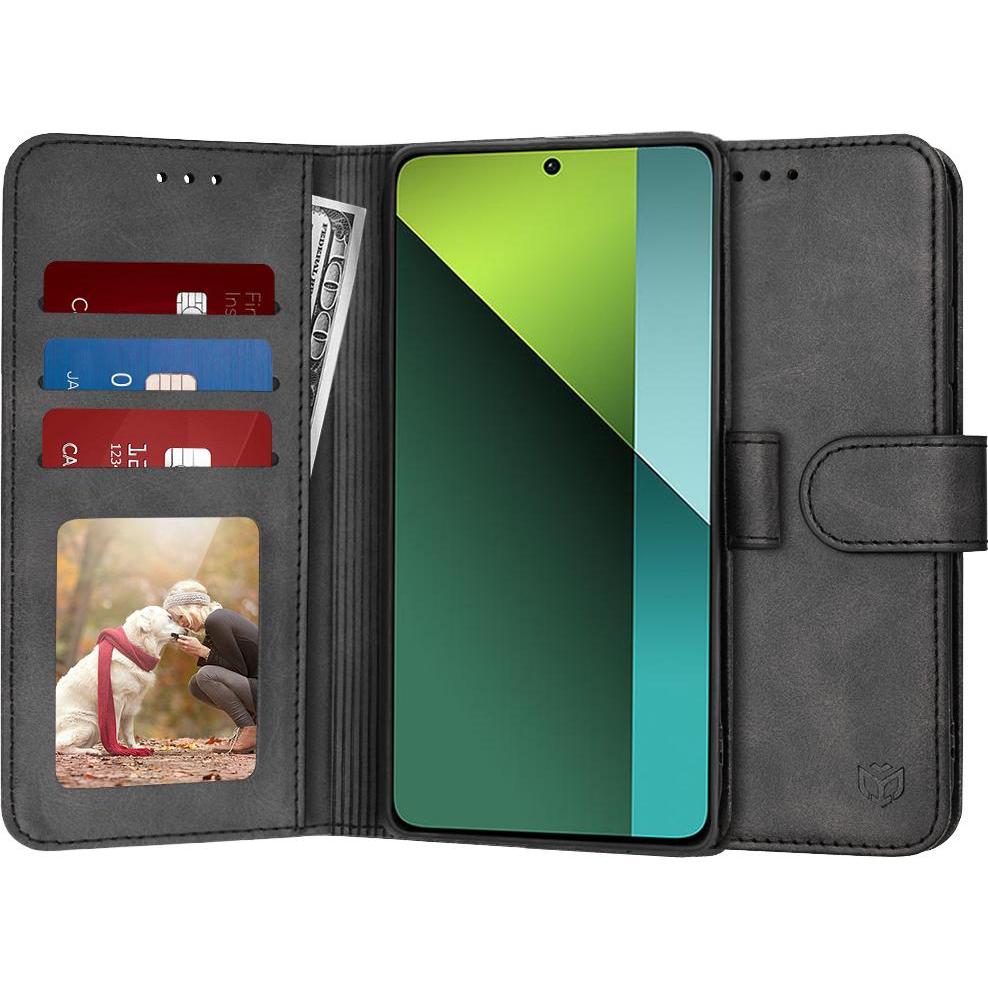 Techsuit - Diary Book - Xiaomi Redmi Note 13 Pro 5G / Poco X6 - Black ...