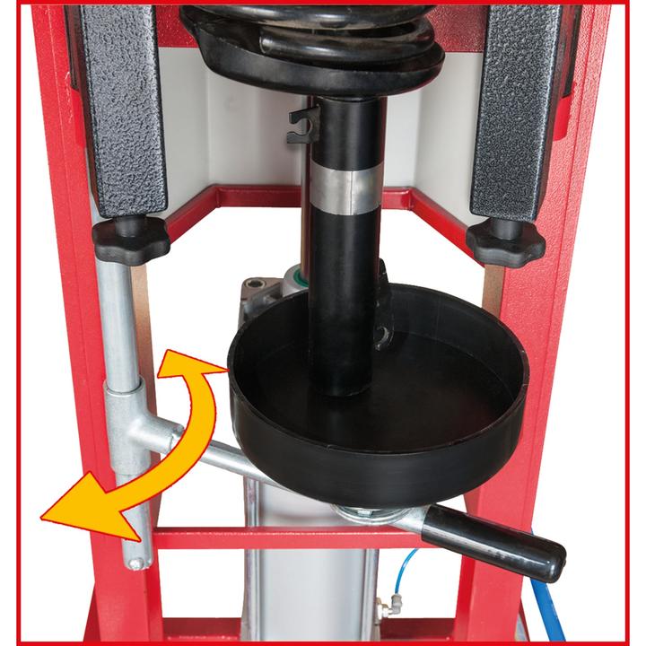 KS Tools Druckluft-Stand-Federspanner inkl. Adapterplatte