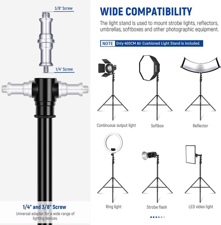 Neewer lighting tripod 400 cm - buy at Galaxus - Galaxus