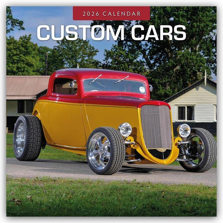 Red Robin Custom Cars 2026 Square Wall Calendar - buy at Galaxus