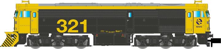 Arnold RENFE Diesellok 321 mit Schneeplug gelb/grau Ep. V DCS - Galaxus