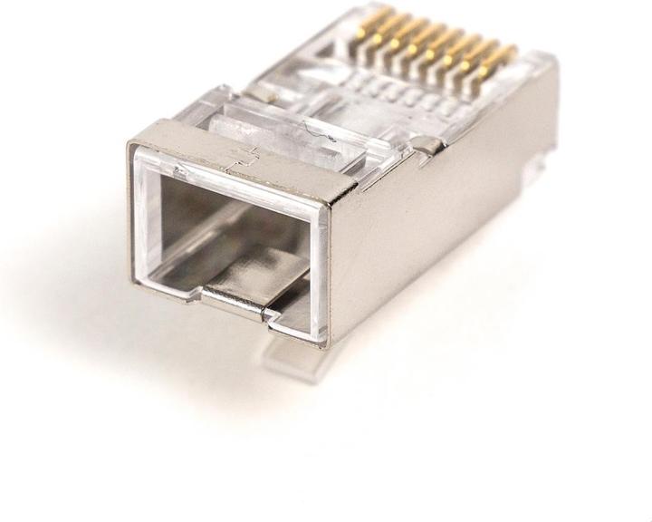 Digitus RJ45 (8P8C) straight shielded Cat.6 plug, AWG 26-24, 100 pieces