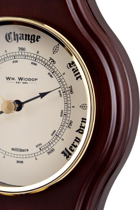 William Widdop Wm.Widdop Barometer Thermometer und Hygrometer aus Holz