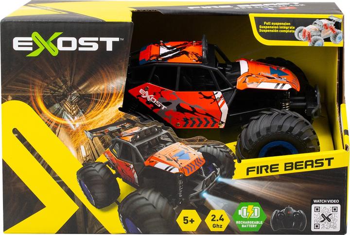 Silverlit Exost Fire Beast 1:18 light up - power through and rule every ...