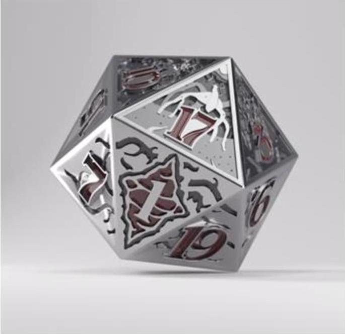 Gamegenic Stranger Things - Hellfire Club Premium Metal D20 Die ...