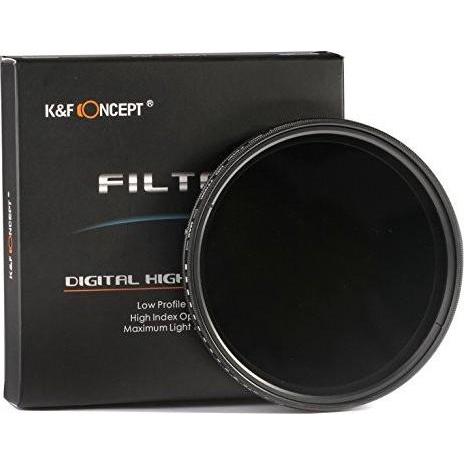 K&F Concept Variable ND filter ND2 to ND400 (77 mm, Neutral density ...