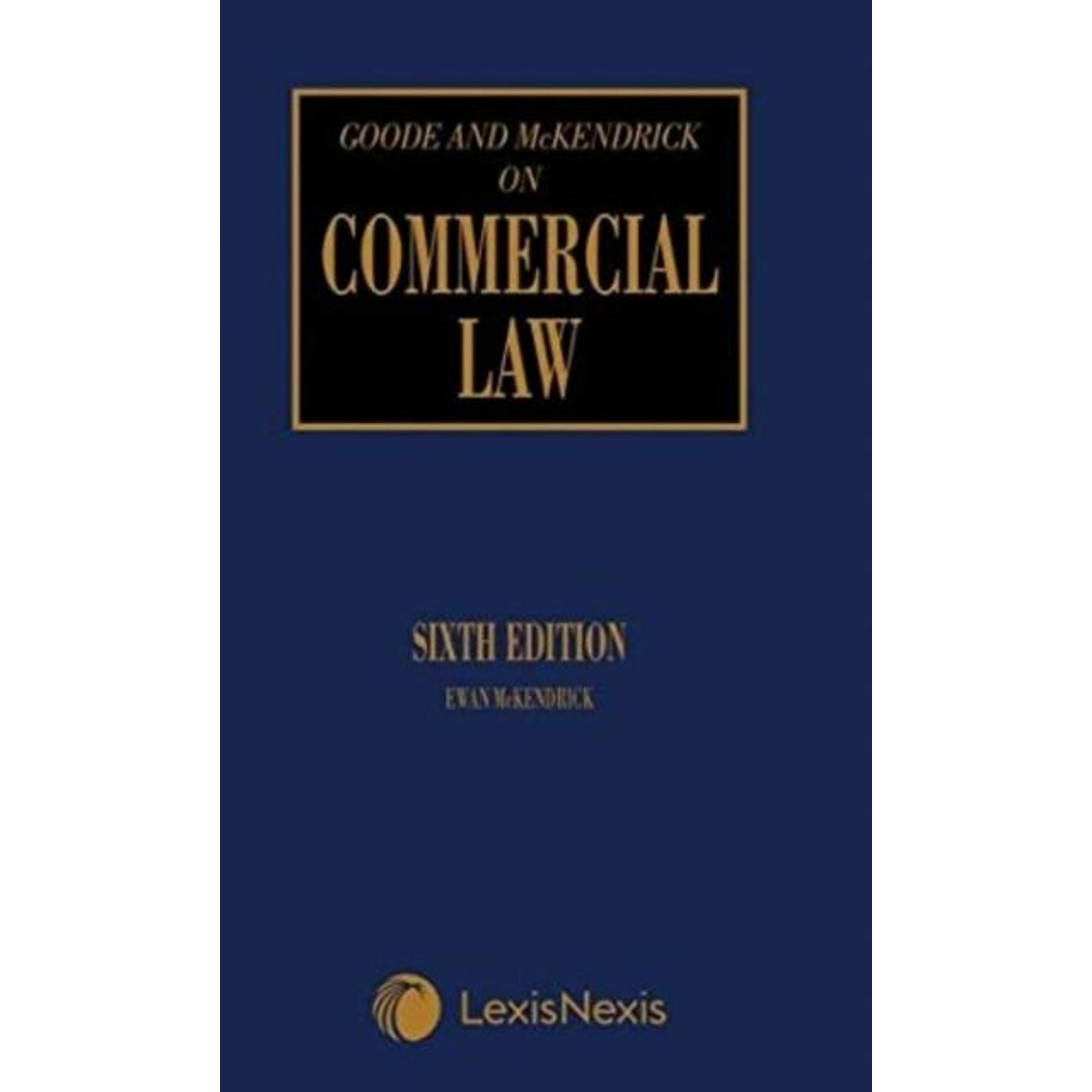 Lexisnexis Uk Goode on Commercial Law - kaufen bei Galaxus