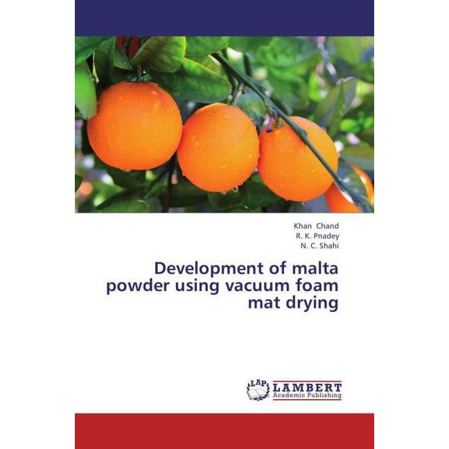 Lap Lambert Academic Development of malta powder using vacuum foam mat drying - Galaxus