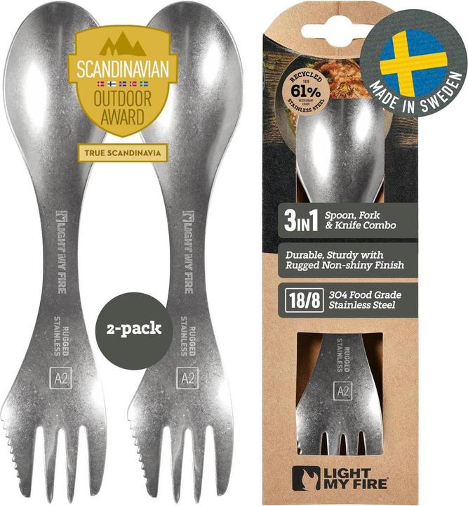 LMF Swedish Spork 2-pack stainless - kaufen bei Galaxus - Galaxus