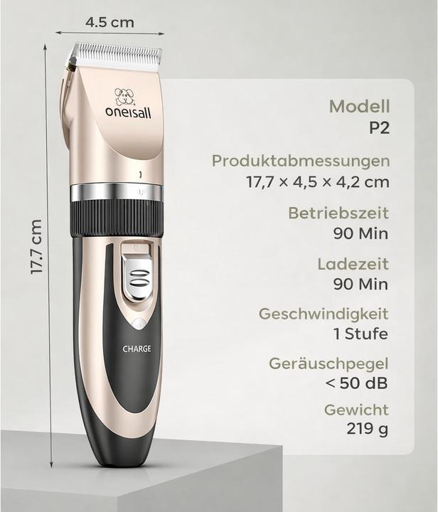 Oneisall Leise Hundeschermaschine Set - kaufen bei Galaxus