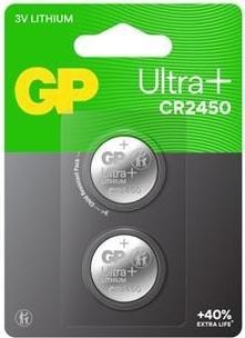 GP Batteries GP Ultra Plus Lithium Cell Battery CR2450, 3V (2-pack ...