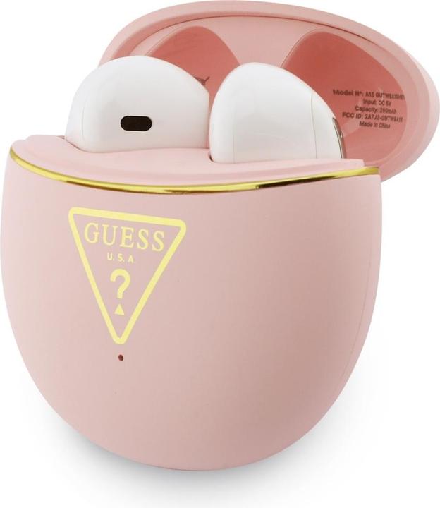 Guess TWS Earphones Gold Line Triangle pink - kaufen bei Galaxus