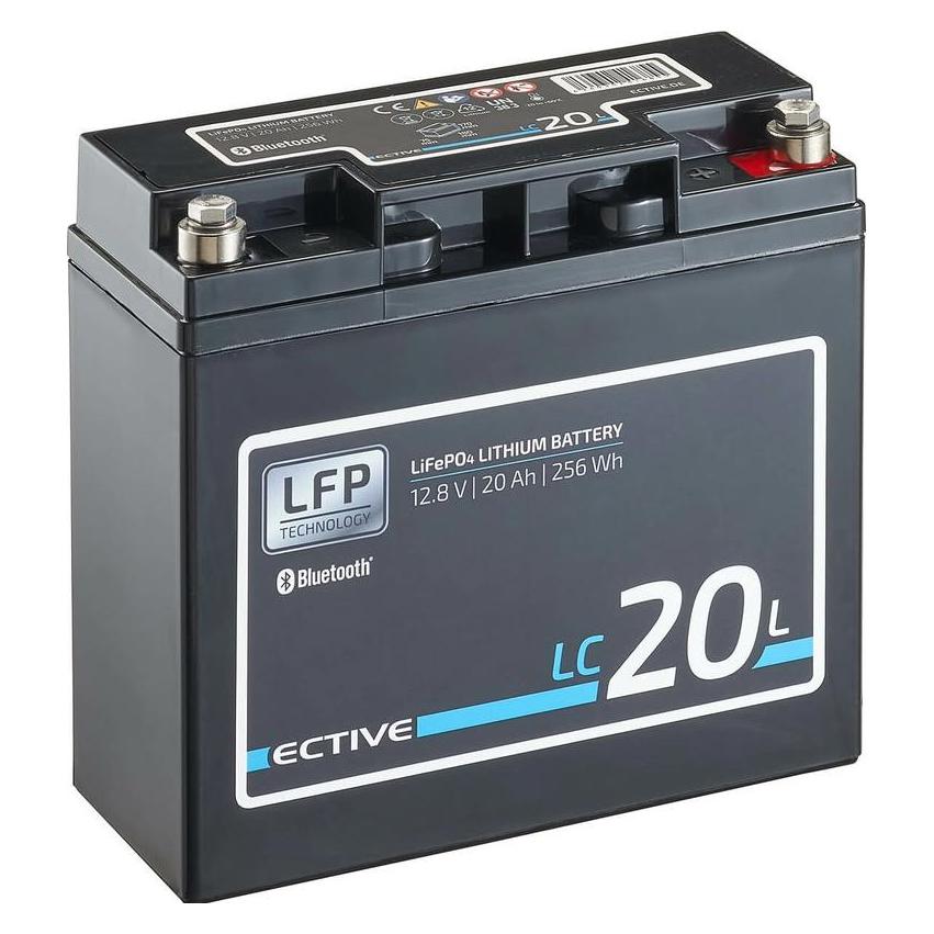 Ective LC 20 BT 12V LiFePO4 Lithium Versorgungsbatterie 20 Ah